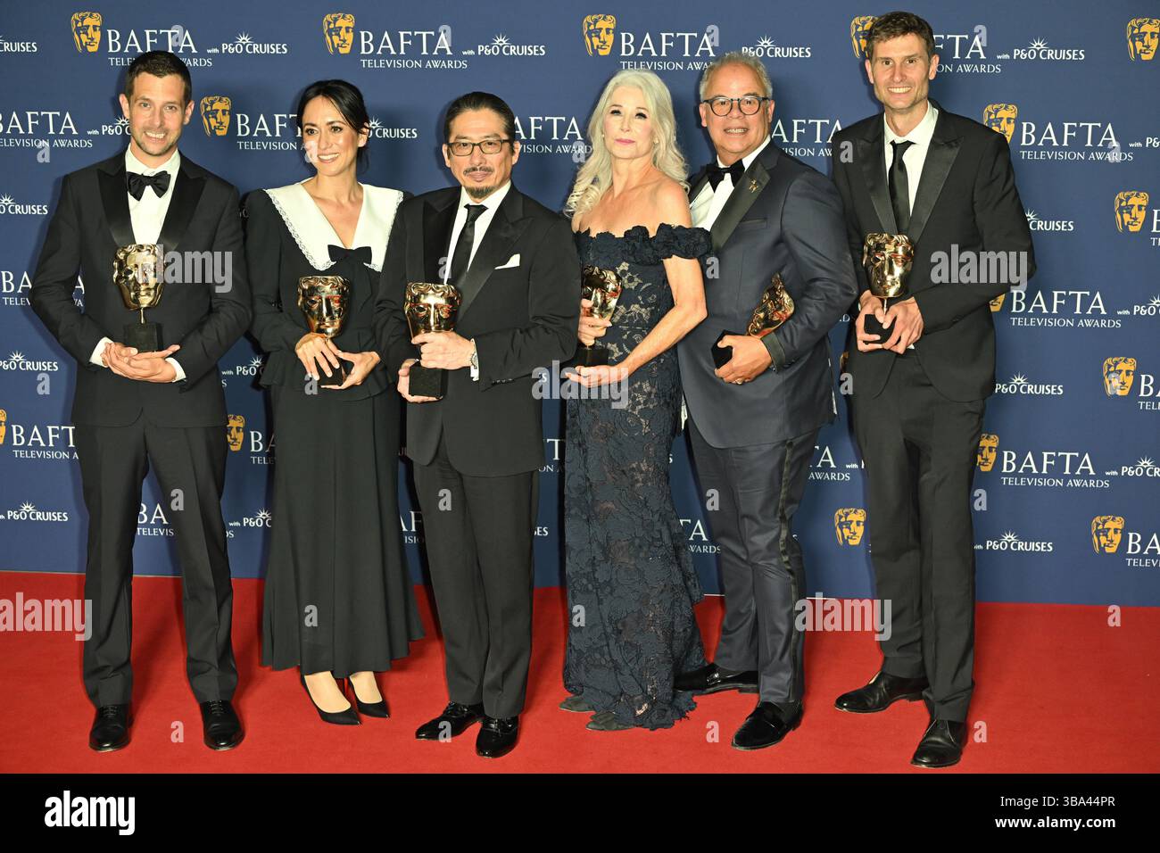 London, UK. 11th May, 2025. (L-R) Justin Marks, Rachel Kondo, Hiroyuki ...