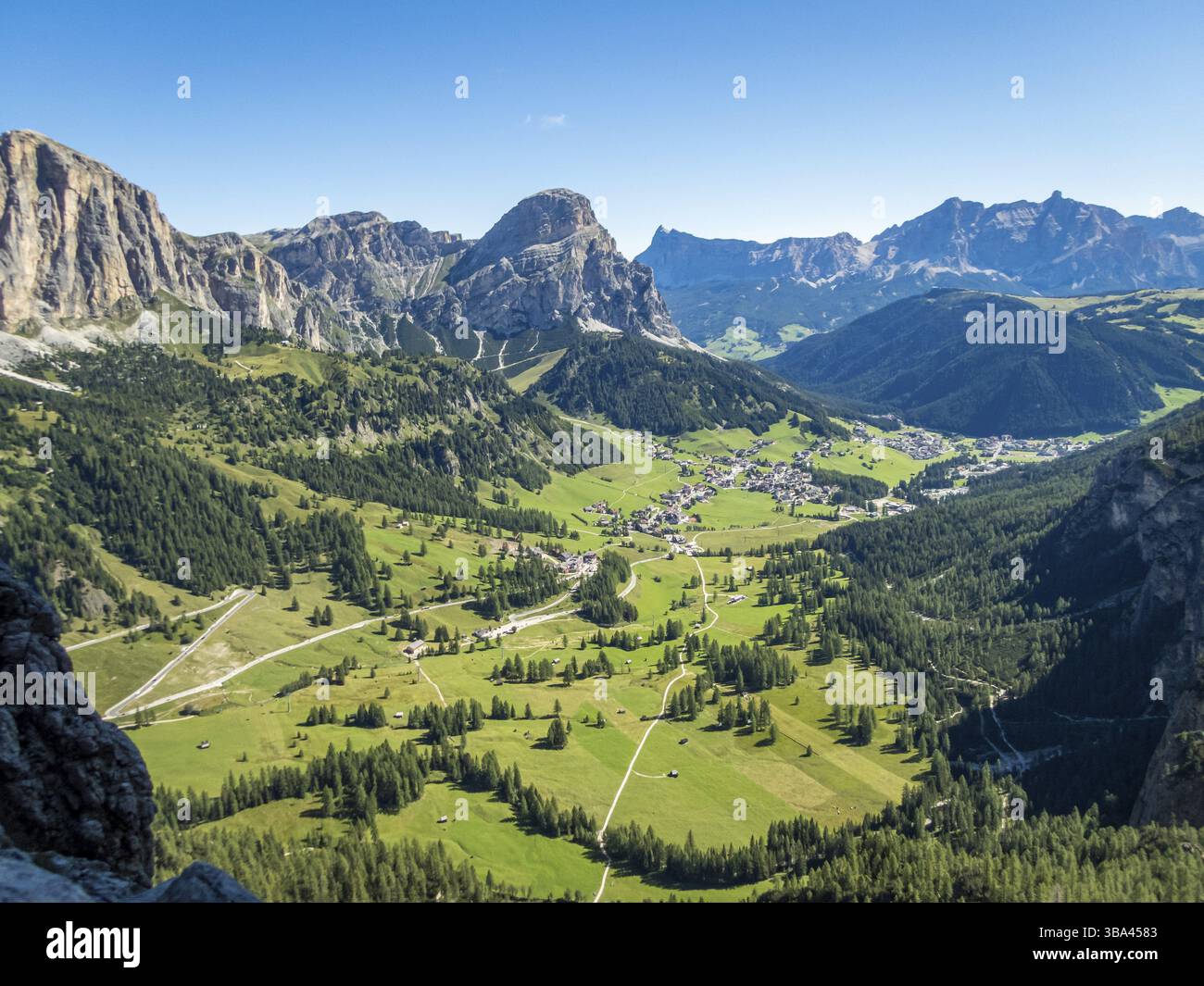 Climbing on the Pisciadu via ferrata of the Sella group in the ...