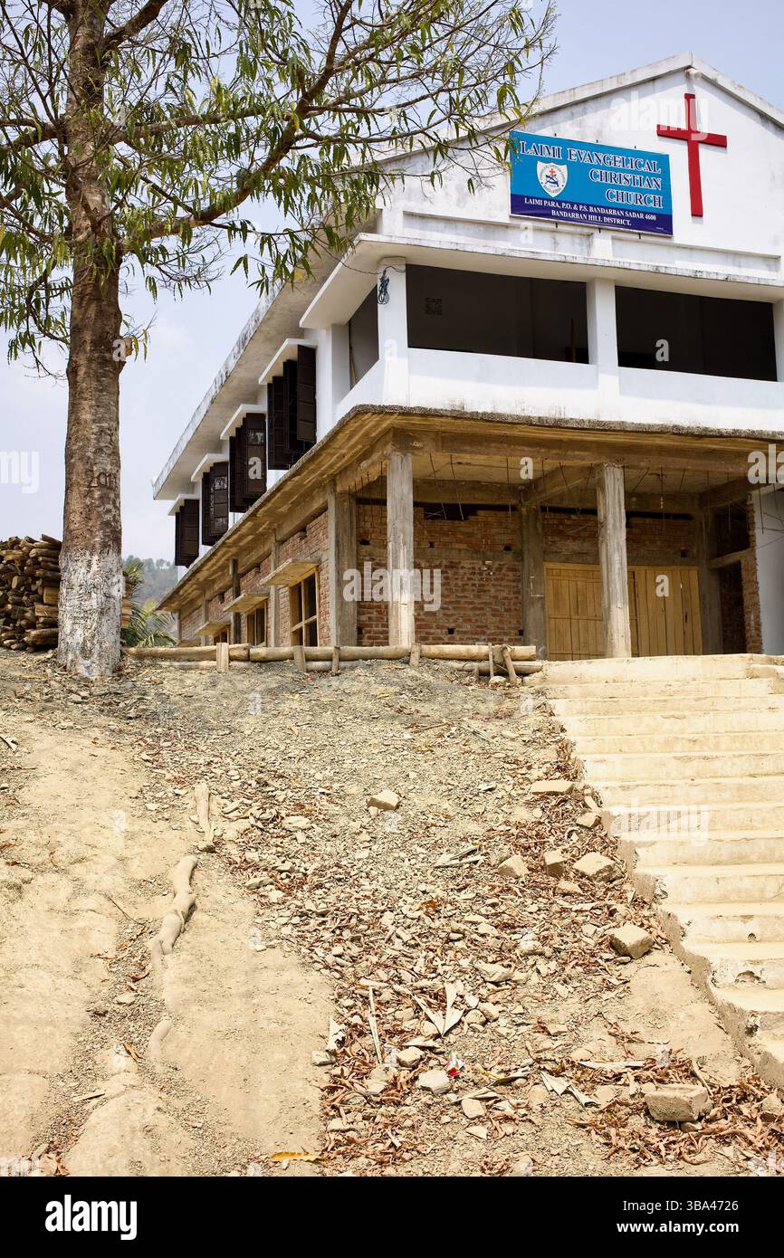 Laimi Evangelical Christian Church in Laimi Para, Bandarban, serving an ...