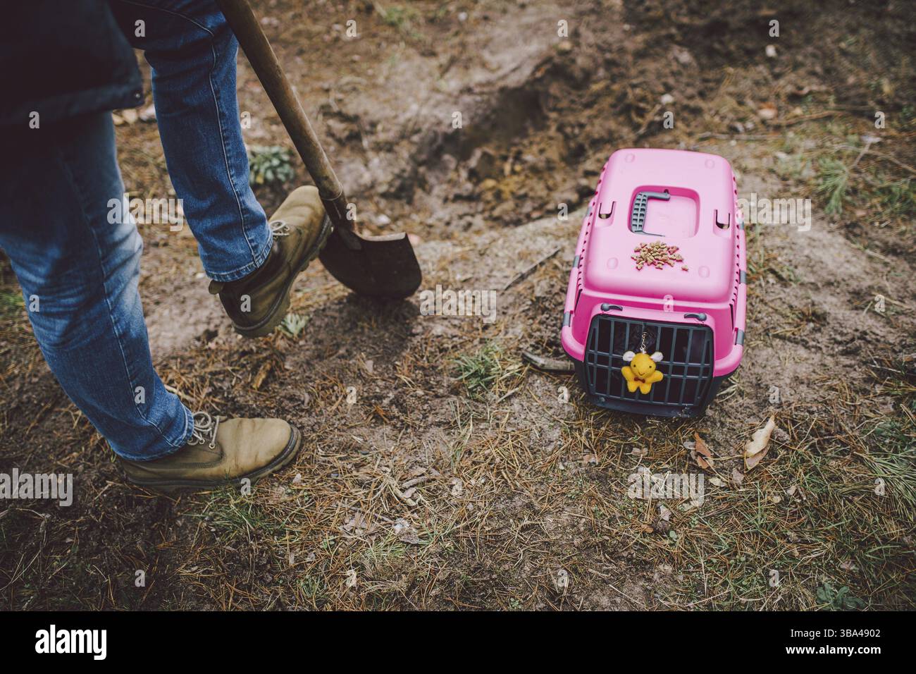 Death pet theme burial hi-res stock photography and images - Alamy