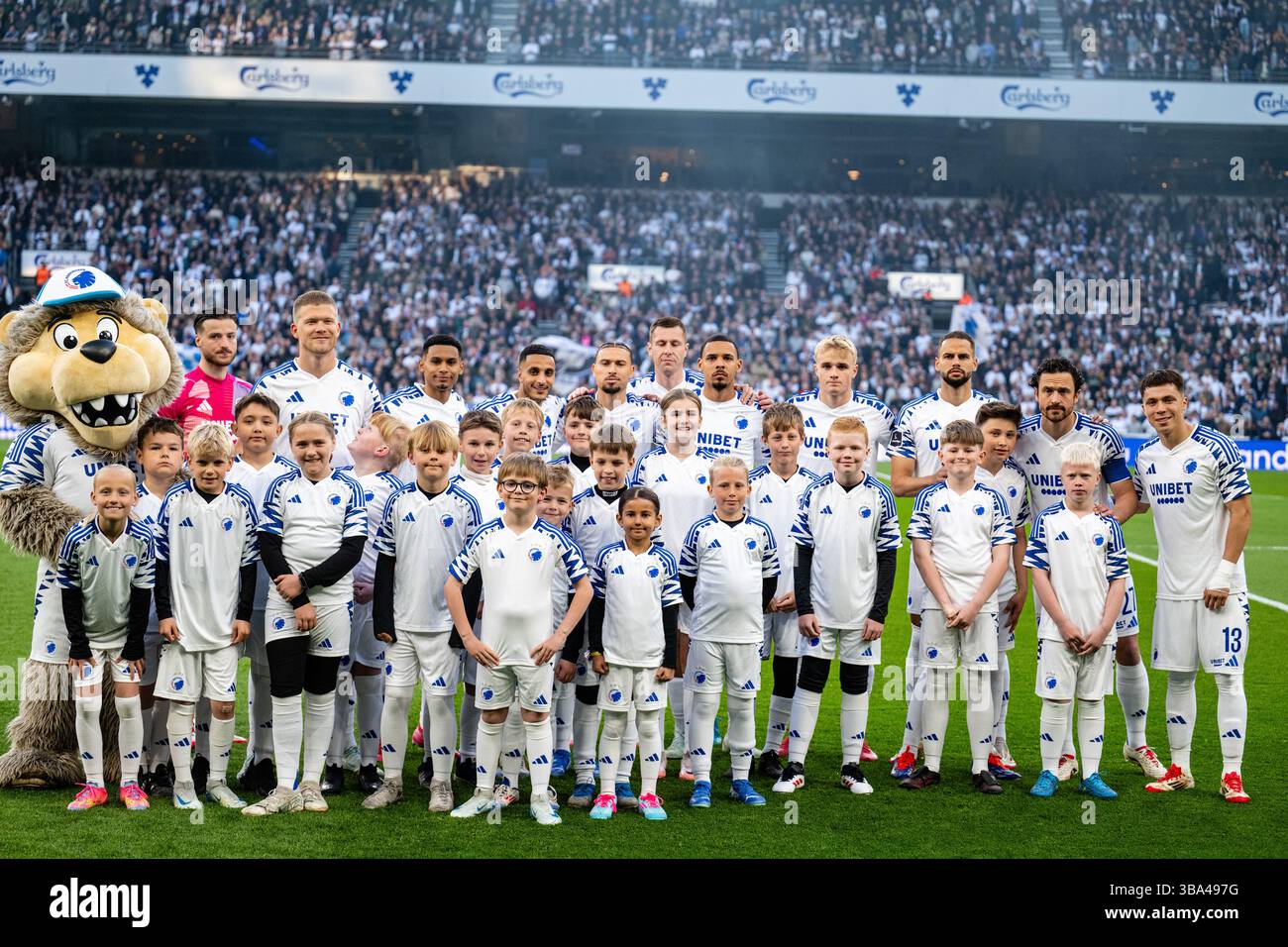 Copenhagen, Denmark. 11th, May 2025. The players of FC Copenhagen seen ...