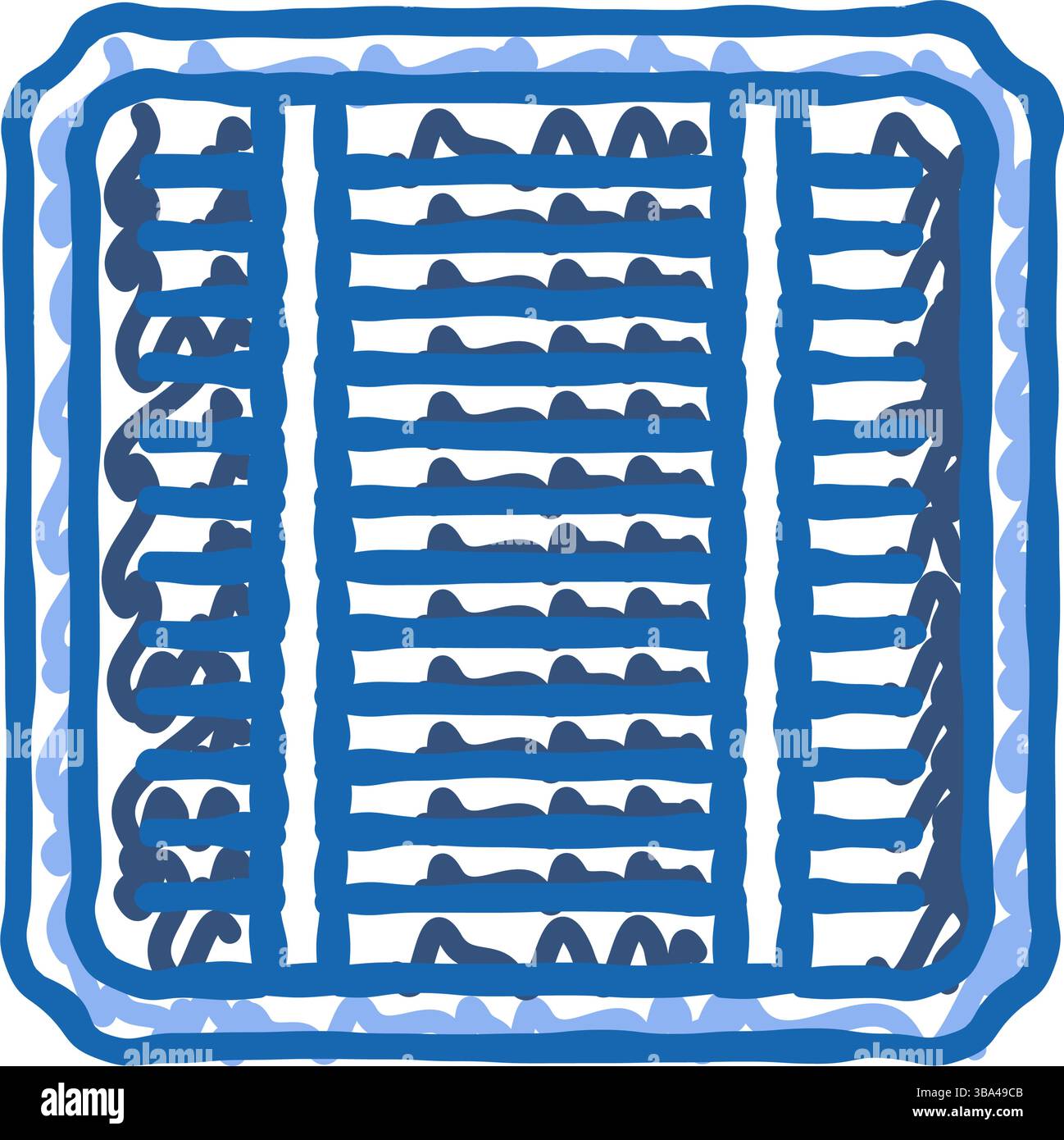 photovoltaic cells solar panel icon doodle illustration Stock Vector ...