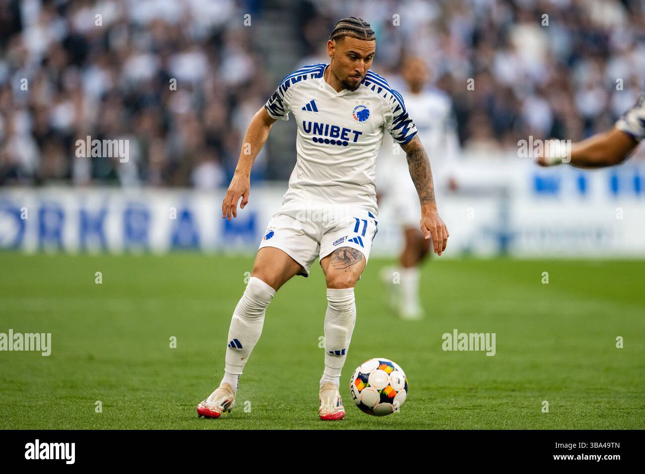Copenhagen, Denmark. 11th May, 2025. Jordan Larsson (11) of FC ...
