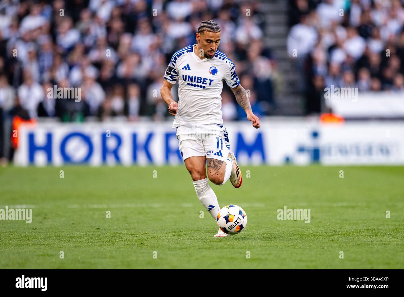 Copenhagen, Denmark. 11th May, 2025. Jordan Larsson (11) of FC ...