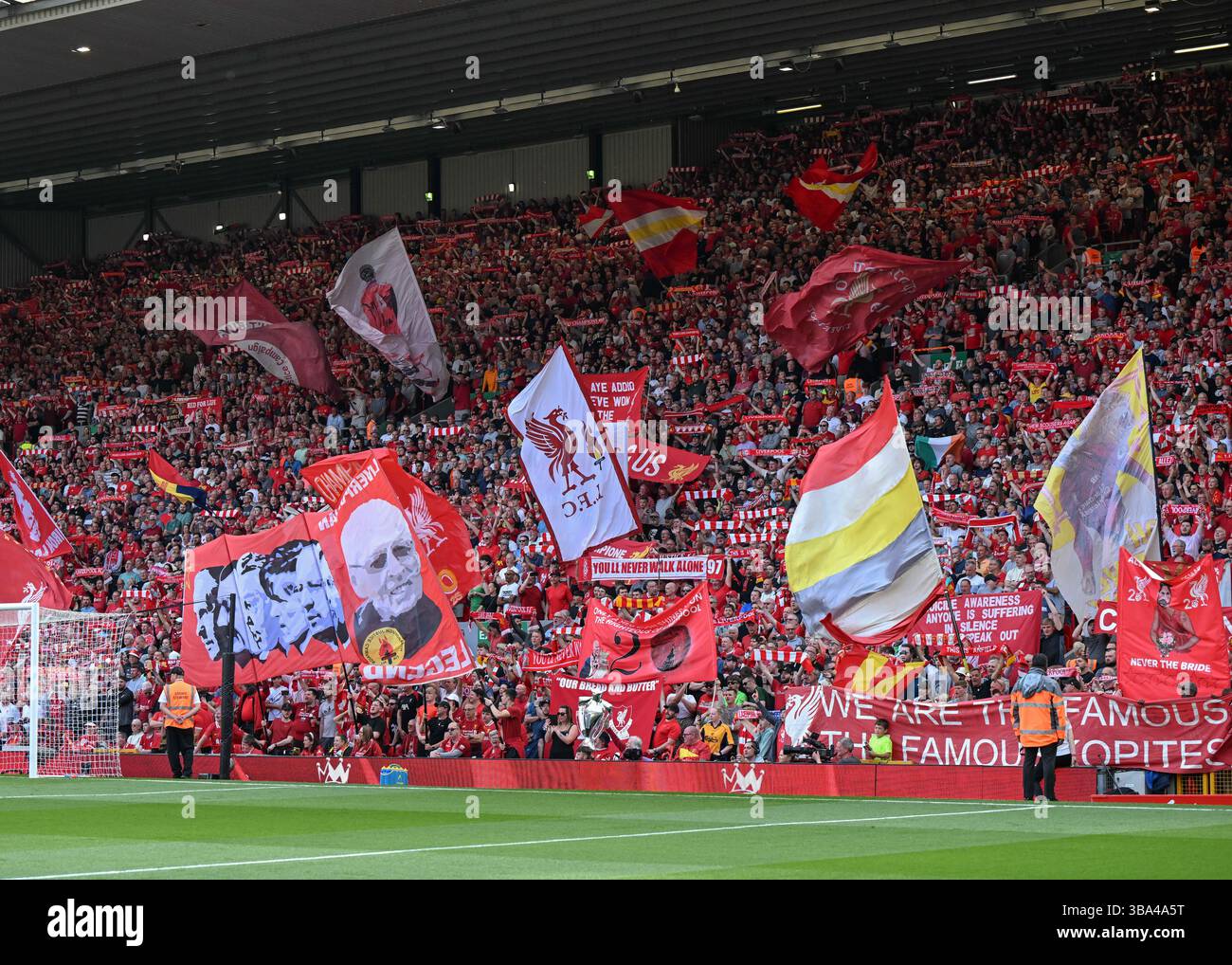 Liverpool, UK. 11th May, 2025. A general view of Kop ahead of the ...