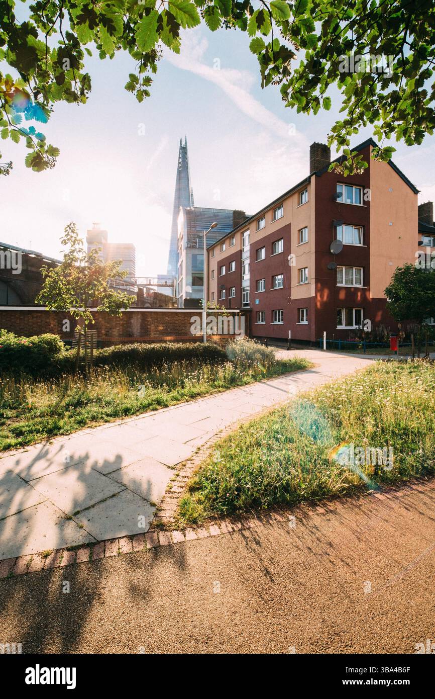 Druid street meadows open space Stock Photo - Alamy