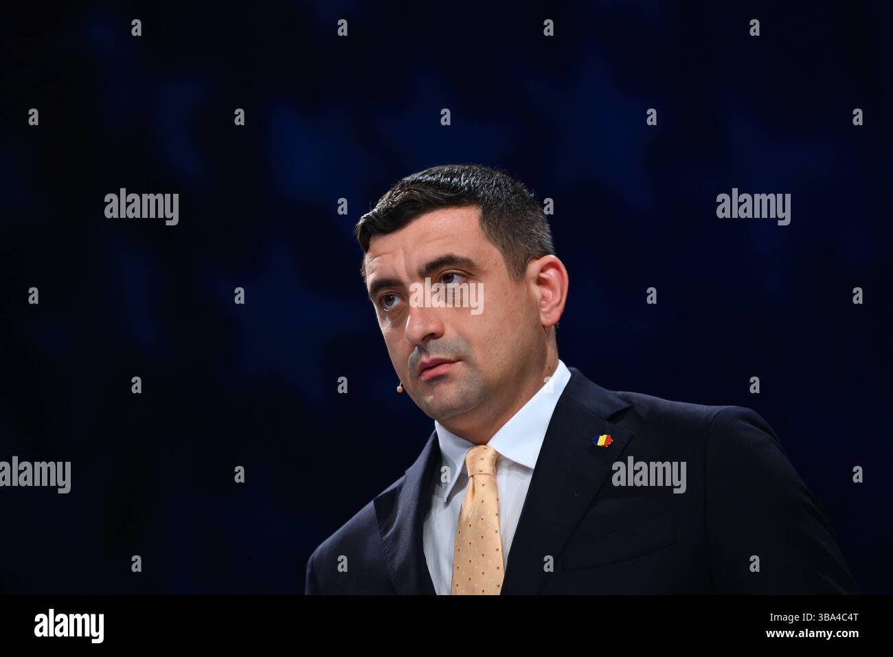ROMANIA-POLITICS-VOTE-DEBATE Presidential candidate, leader of the far ...