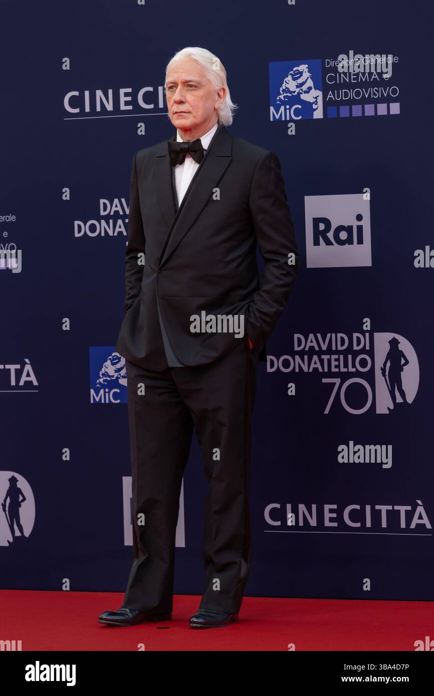 May 7, 2025, Rome, Rm, Italy: Tommaso Ragno attends the red carpet ...