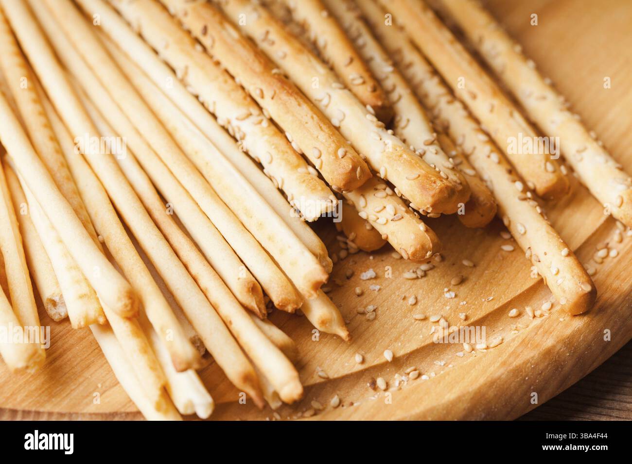 Different types of grissini - tradition Italian breadsticks Stock Photo ...