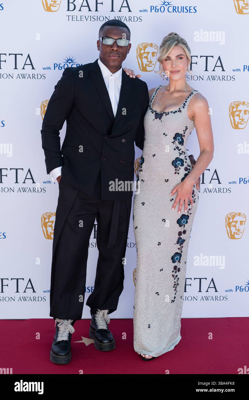 LONDON, UNITED KINGDOM - MAY 11, 2025: Luke Trotman and Chelsea Menna ...