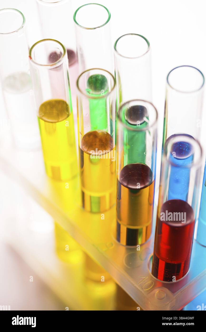 Test tubes colourful no people hi-res stock photography and images - Alamy