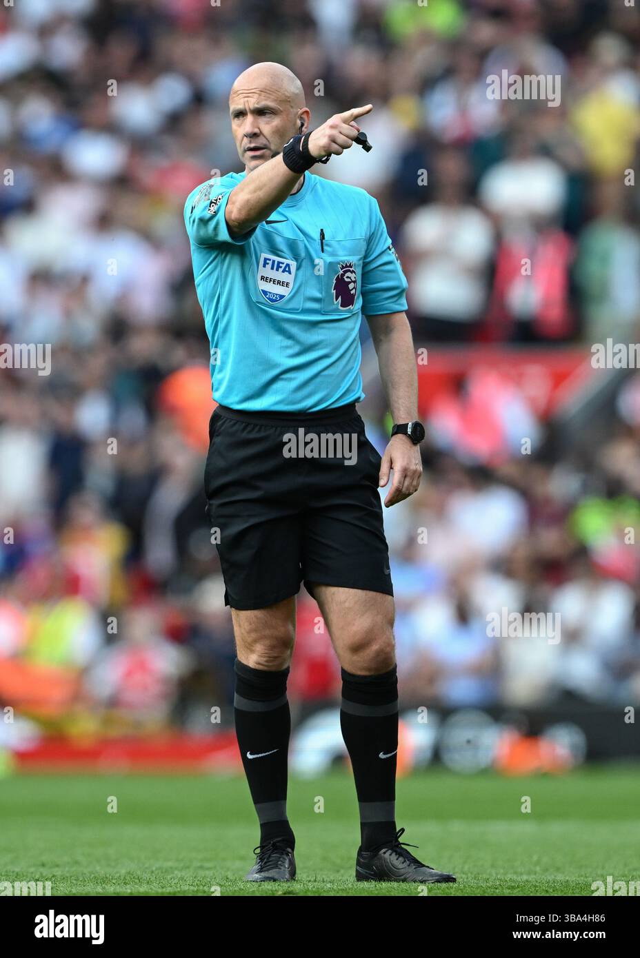 Liverpool, UK. 11th May, 2025. Referee Anthony Taylor during the ...