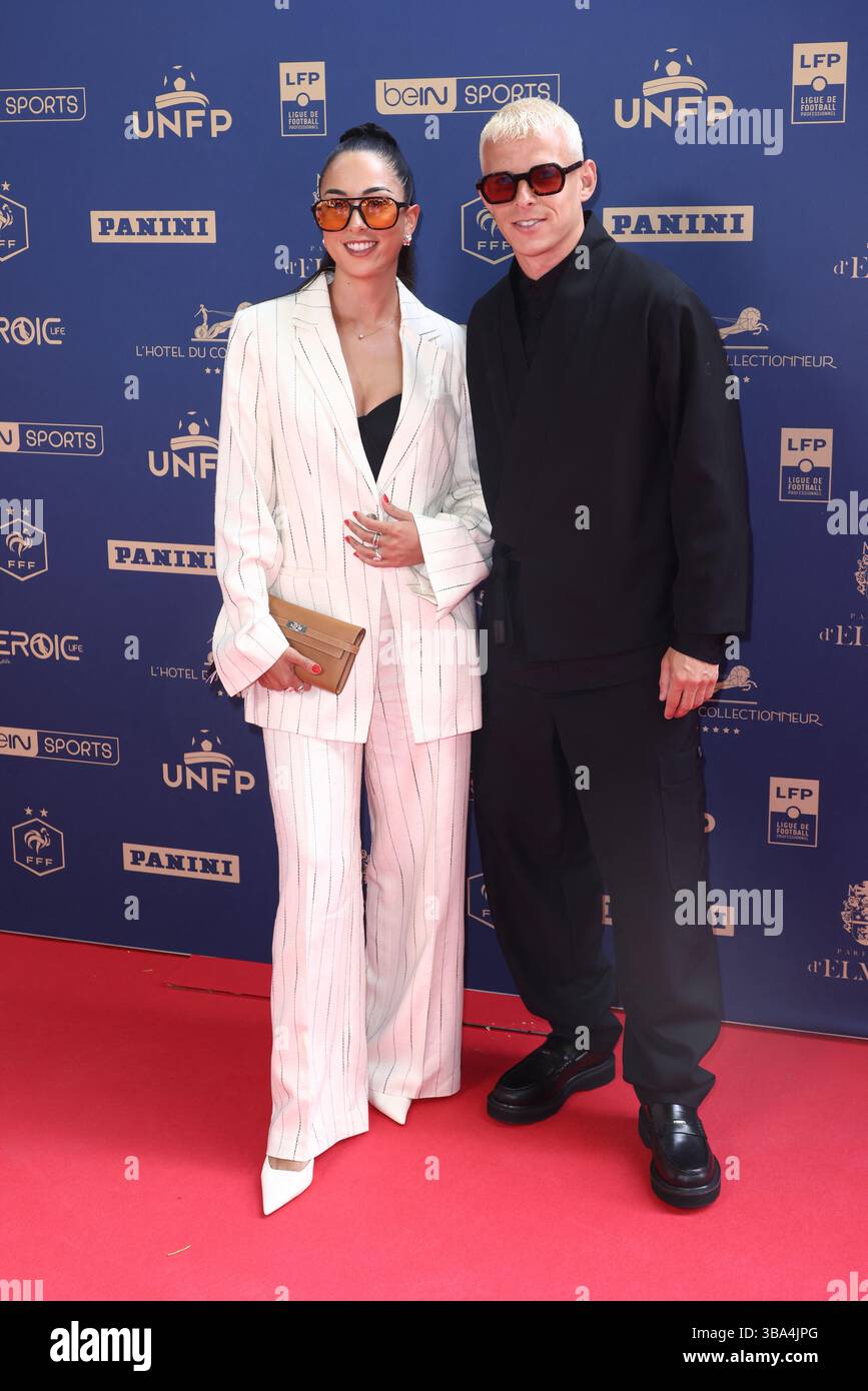 Paris, France on May 11, 2025. Gauthier Hein and his wife attending the ...