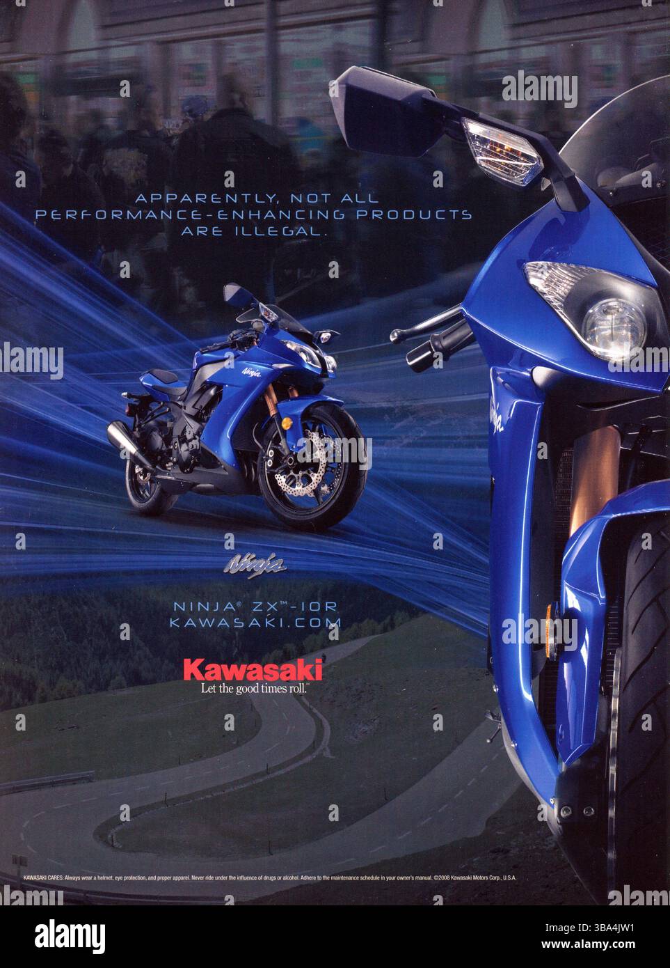 Vintage "Playboy" magazine May 2008 issue advert, USkawasaki Stock ...