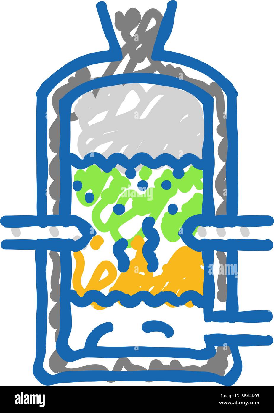 gasification biomass icon doodle illustration Stock Vector Image & Art ...