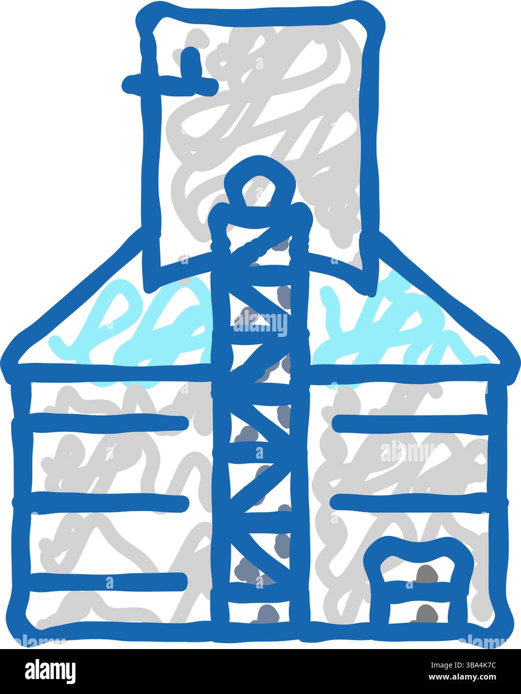 silo biomass icon doodle illustration Stock Vector Image & Art - Alamy