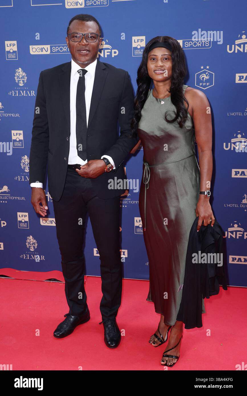 Paris, France on May 11, 2025. Marcel Desailly and his wife attending ...