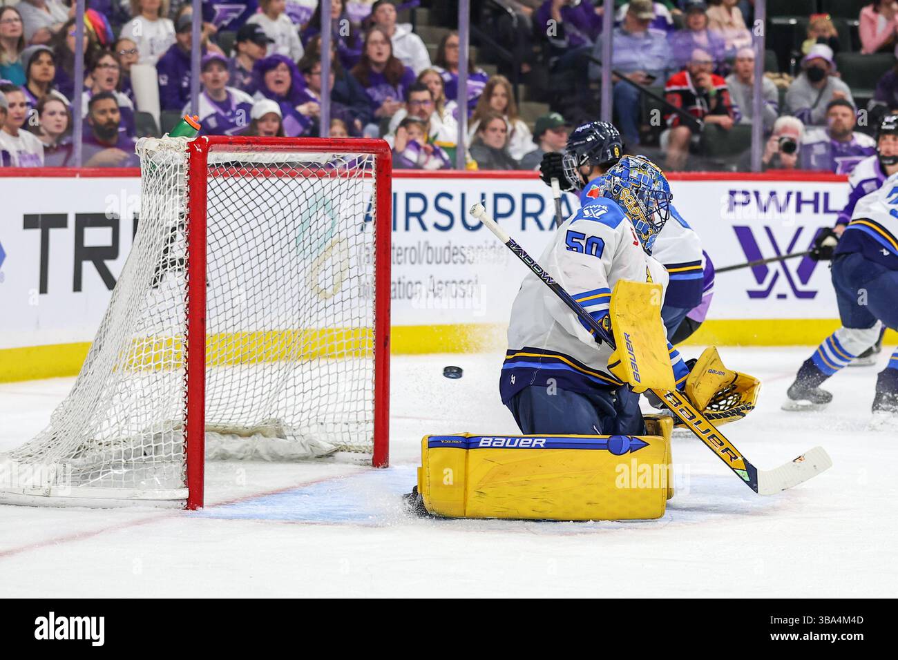 May 11th, 2025: during a PWHL semi-finals playoff hockey game between the Toronto Sceptres and ...