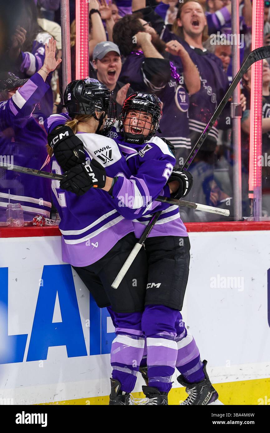 May 11th, 2025: Minnesota Frost forward Brooke McQuigge (3) and ...