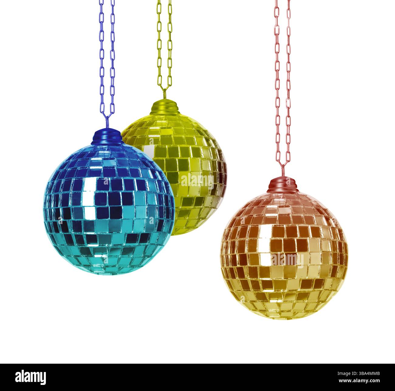 Different shiny disco balls hi-res stock photography and images - Alamy