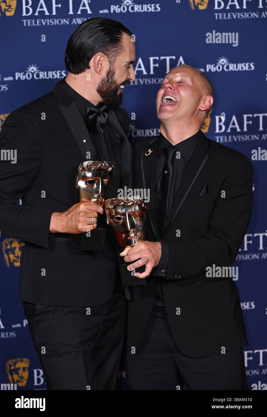 London, UK. May 11th, 2025. Rylan Clark-Neal and Robert Rinder at the ...