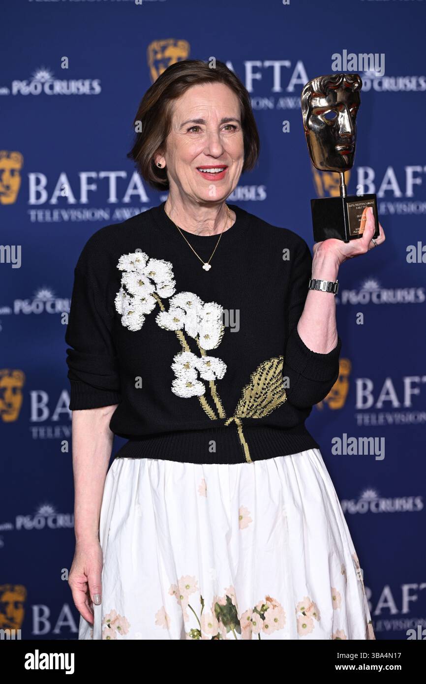 London, UK. May 11th, 2025. Kirsty Wark with the Fellowship award at ...