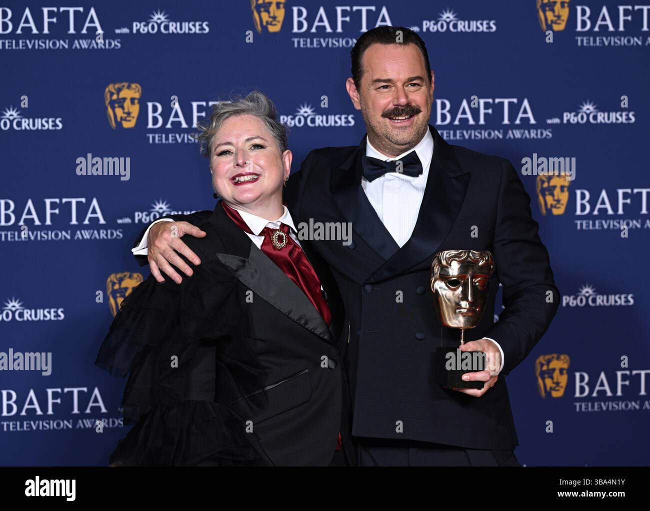 London, UK. May 11th, 2025. Danny Dyer and Siobhan McSweeney wins Best ...