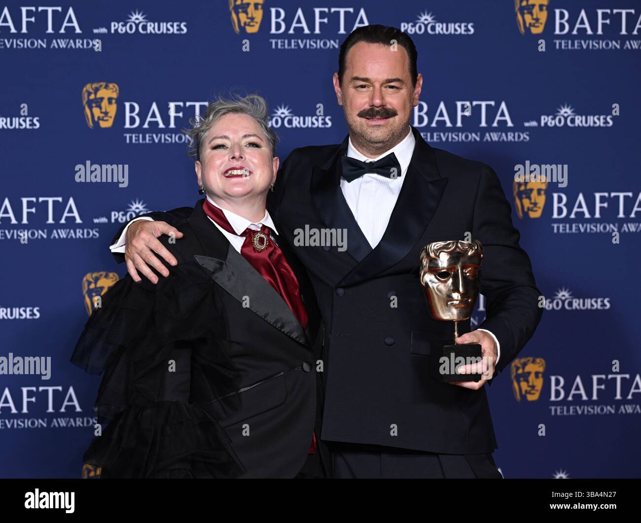 London, UK. May 11th, 2025. Danny Dyer and Siobhan McSweeney wins Best ...