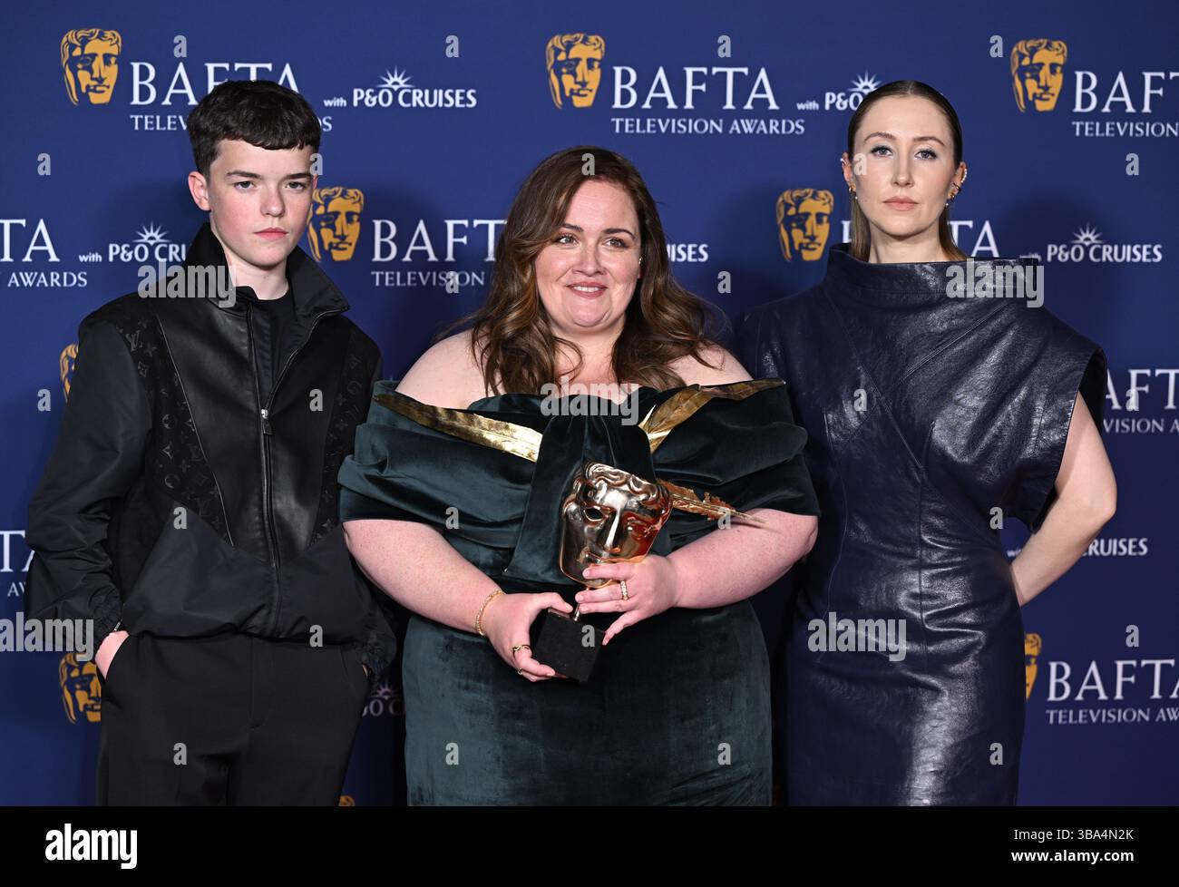London, UK. May 11th, 2025. Jessica Gunning, Owen Cooper and Erin ...