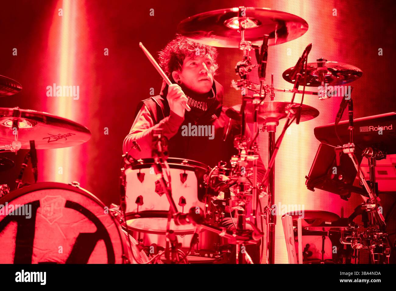 Manchester, England, 11th May, 2025. Twenty One Pilots performing at AO ...