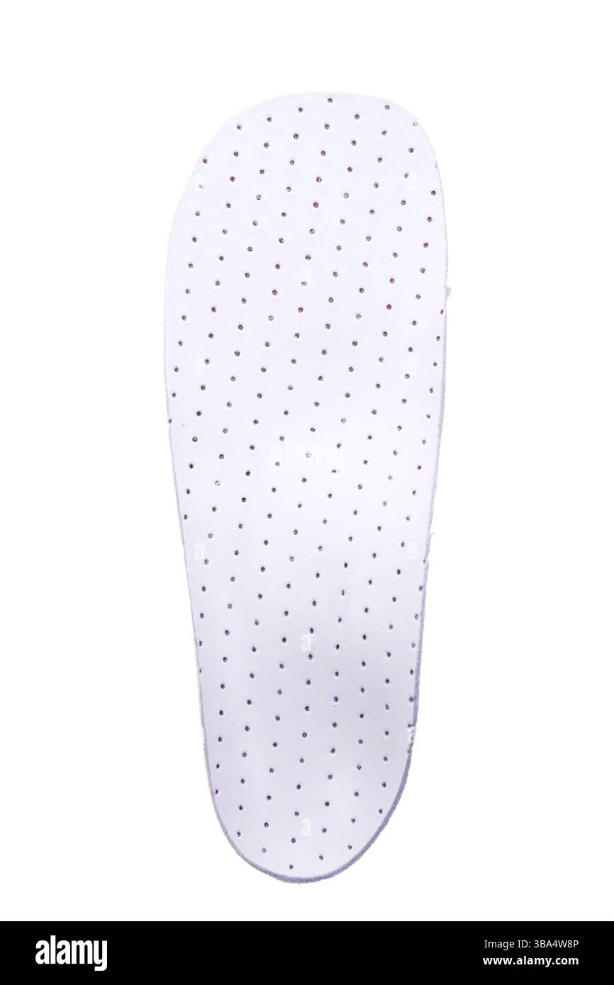 Orthotics on a white background. Insert in shoes to support the foot ...