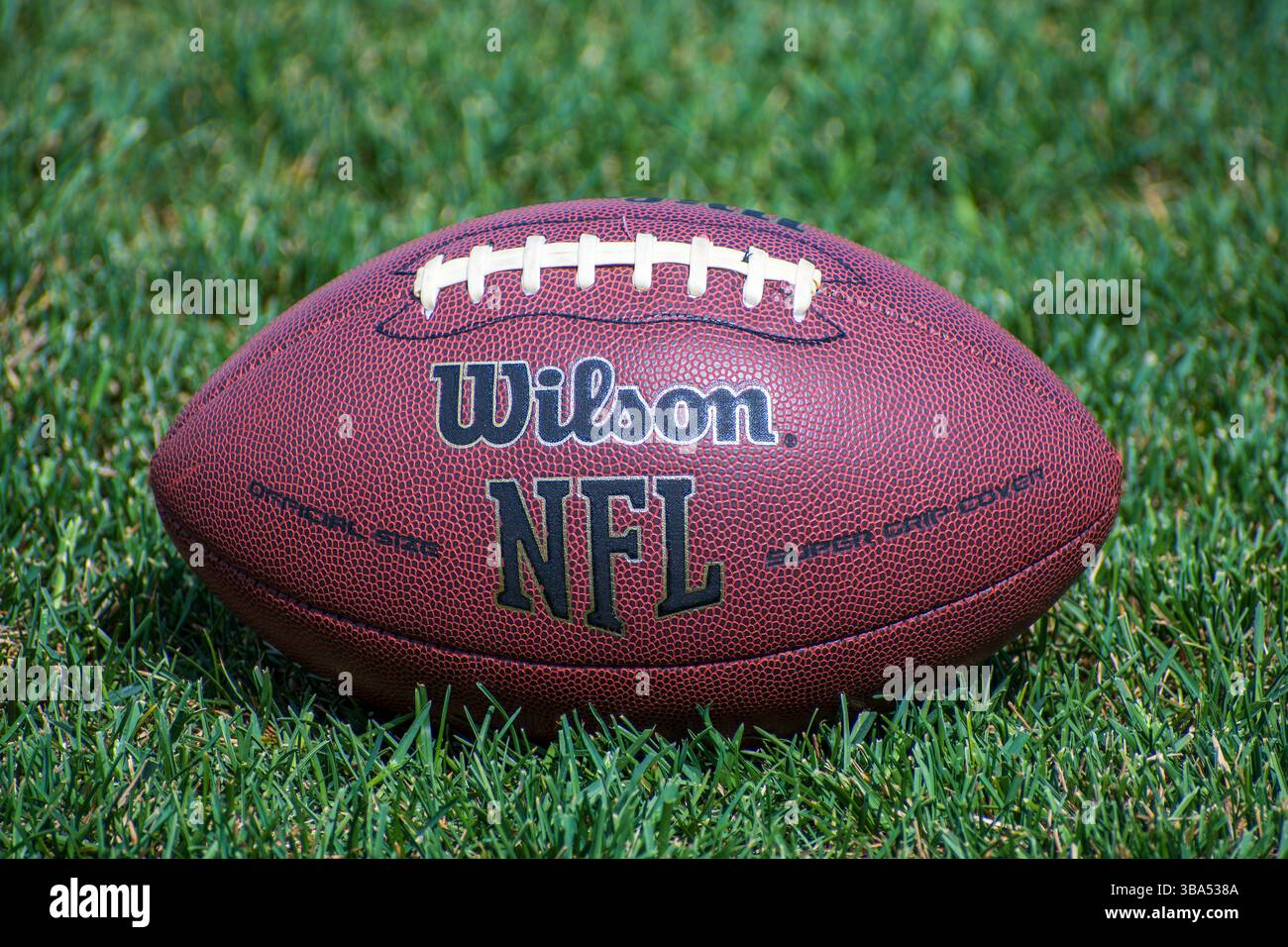 LOS ANGELES, CA, USA – MAY 11, 2025: A single official NFL football ...