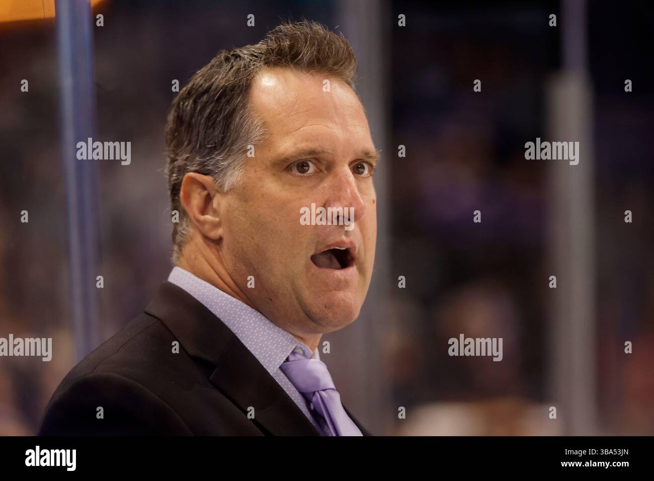 Minnesota Frost head coach Ken Klee directs his team as they play the ...
