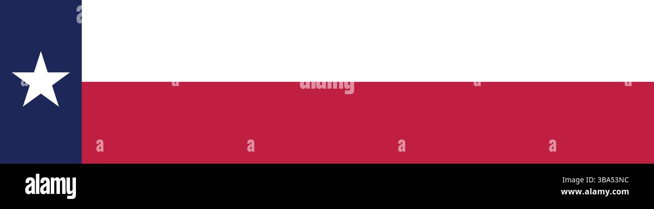 Flag of Texas. Texas flag long banner digital vector illustration Stock ...