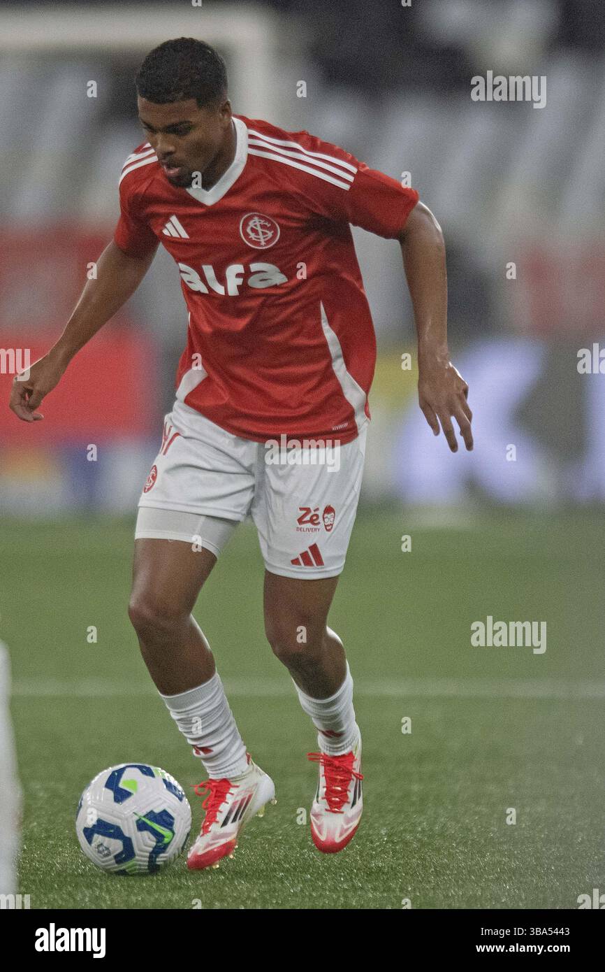 Rio de Janeiro, Brazil. 11th May, 2025. Gustavo Prado of Internacional ...