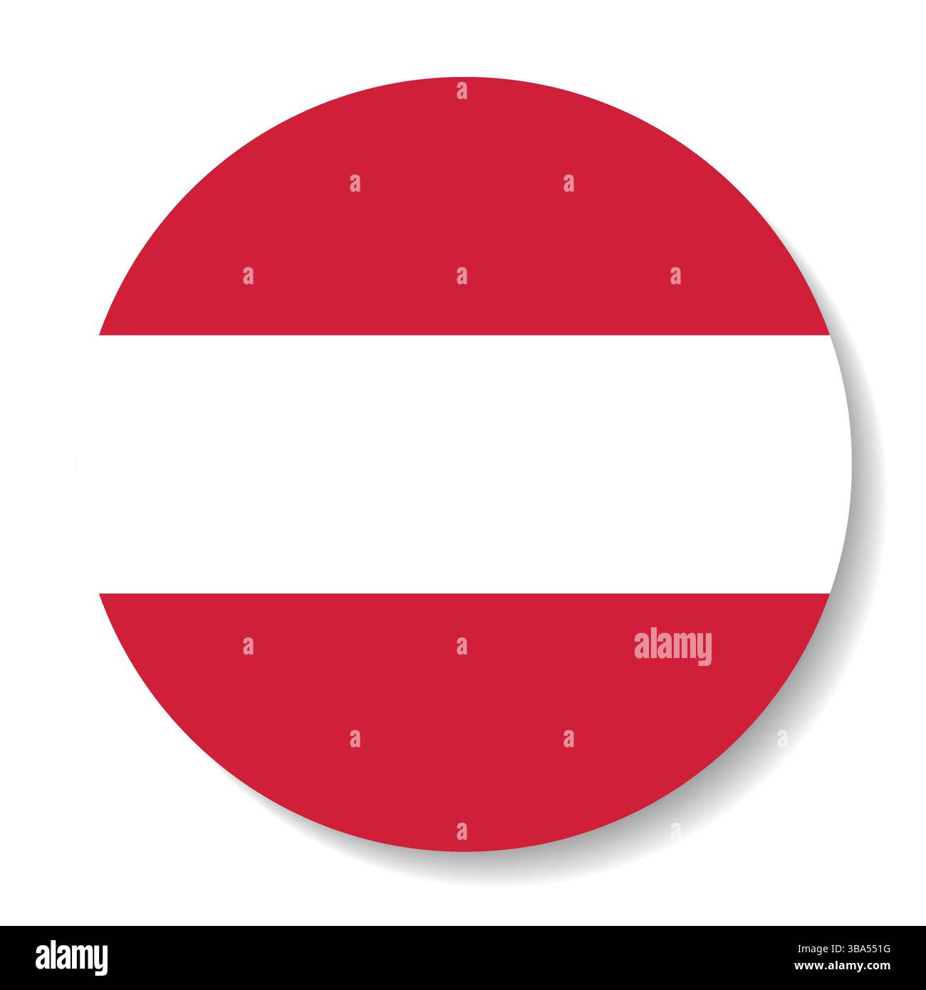 Flag of Austria. Austria circle flag logo icon computer vector illustration design Stock Vector ...