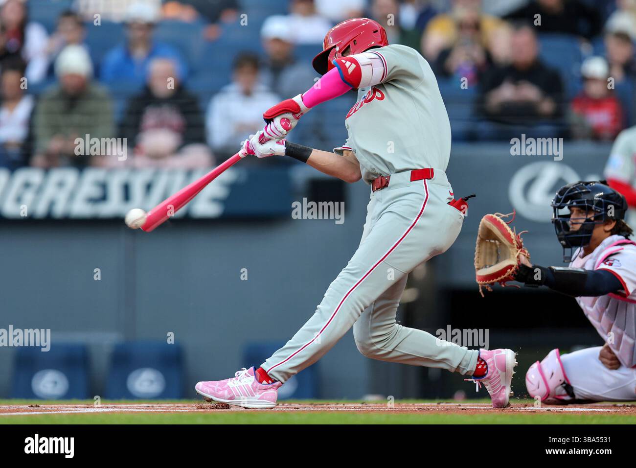 CLEVELAND, OH - MAY 11: Philadelphia Phillies shortstop Trea Turner (7 ...