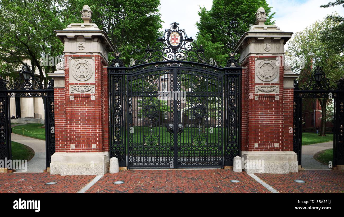 Brown University Commencement Gate Stock Photo - Alamy