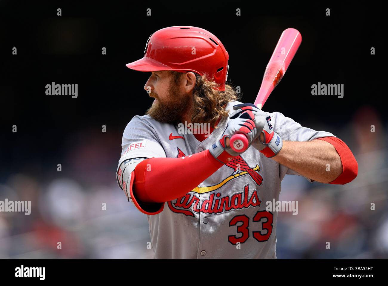 St. Louis Cardinals' Brendan Donovan in action during a baseball game ...
