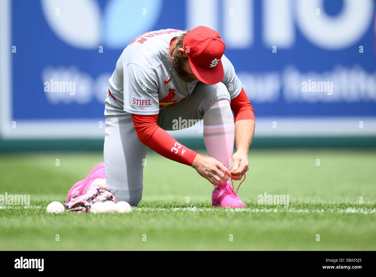 St. Louis Cardinals' Brendan Donovan before a baseball game against the ...