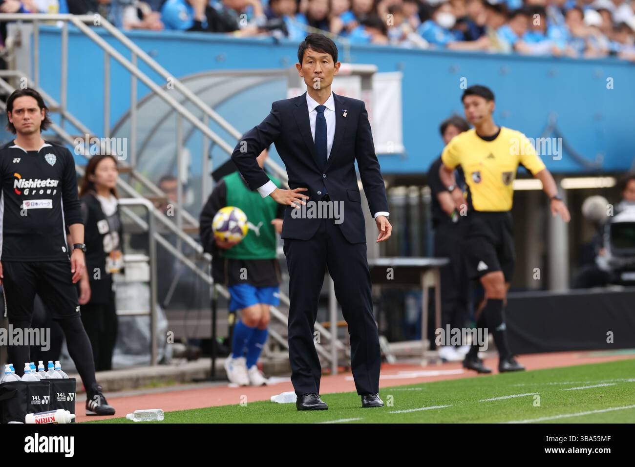 Kanagawa, Japan. 10th May, 2025. Kim Myung Hwi (Avispa) Football/Soccer ...