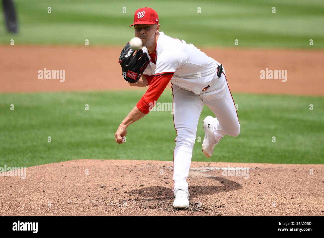 Washington Nationals starting pitcher MacKenzie Gore (1) in action ...