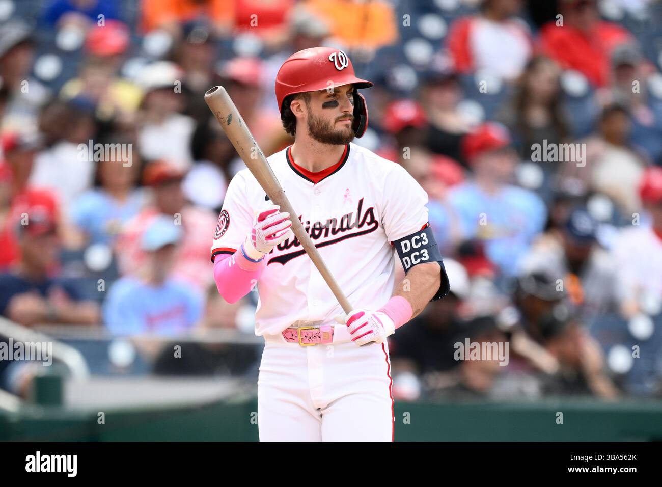 Washington Nationals' Dylan Crews in action during a baseball game ...