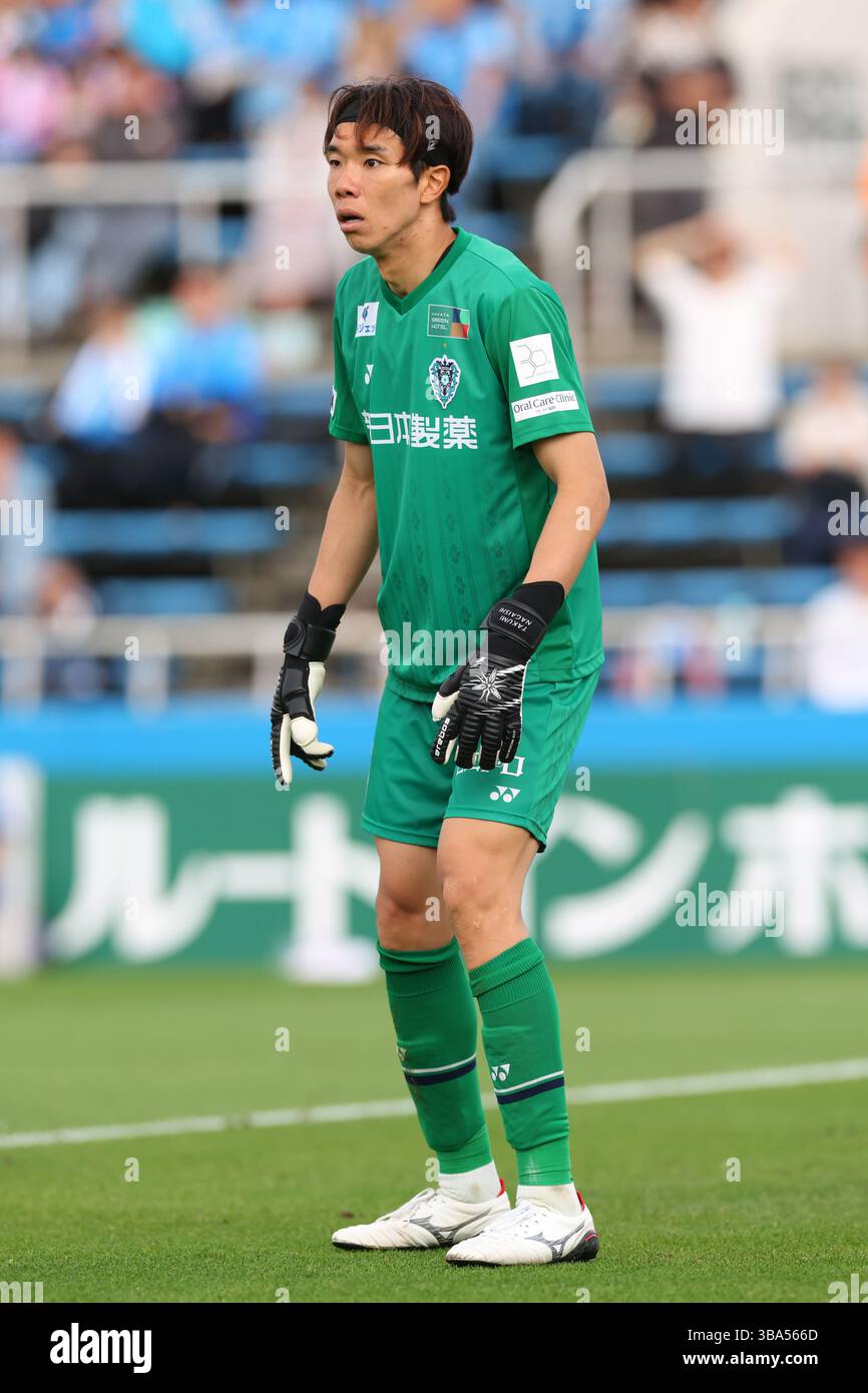 Kanagawa, Japan. 10th May, 2025. Takumi Nagaishi (Avispa) Football/Soccer : 2025 J1 League match ...