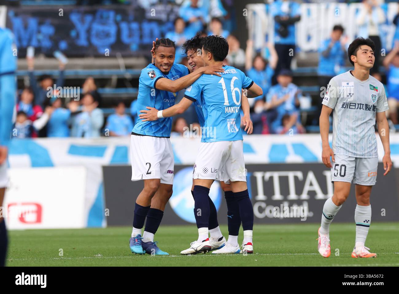 Kanagawa, Japan. 10th May, 2025. FC/Yokohama FC team group Football/Soccer : 2025 J1 League ...