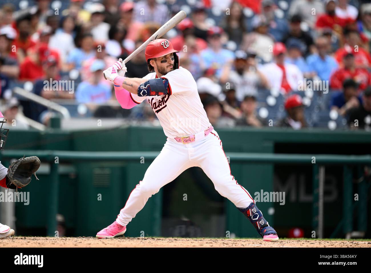 Washington Nationals' Dylan Crews in action during a baseball game ...