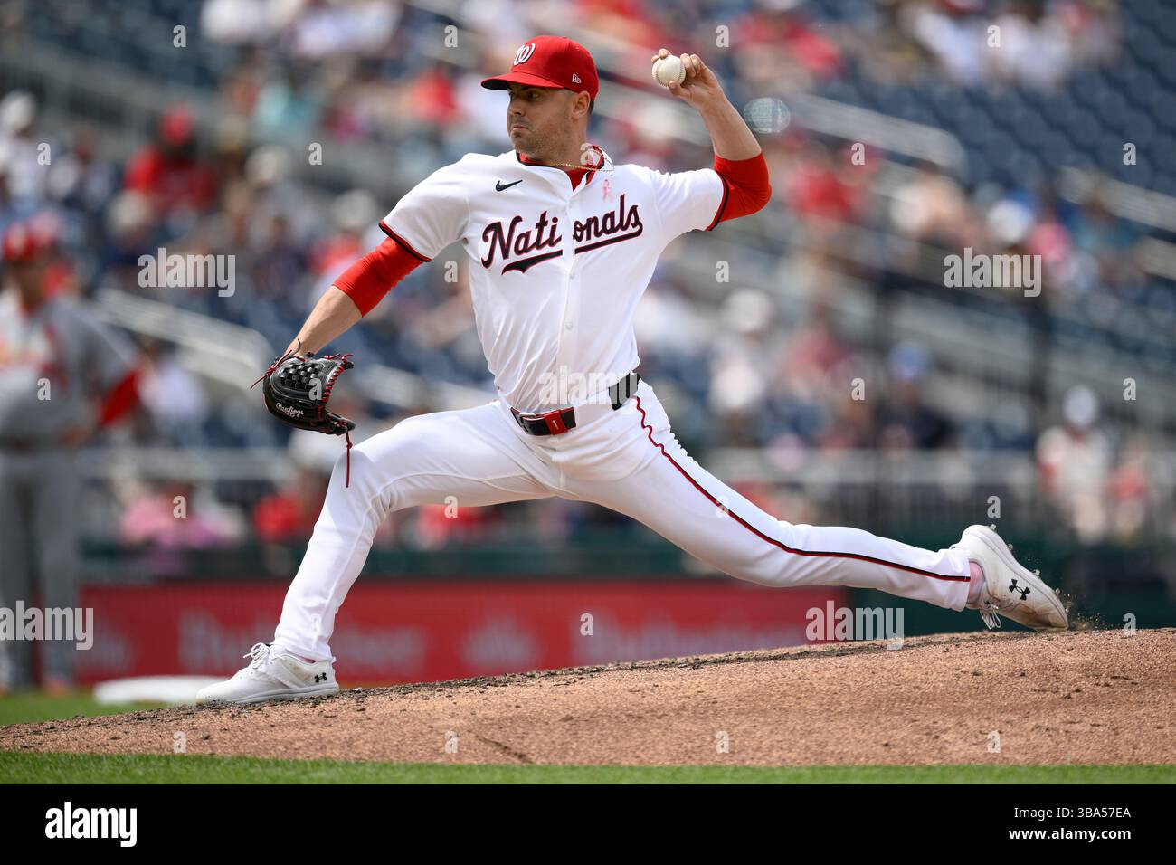 Washington Nationals starting pitcher MacKenzie Gore (1) in action ...
