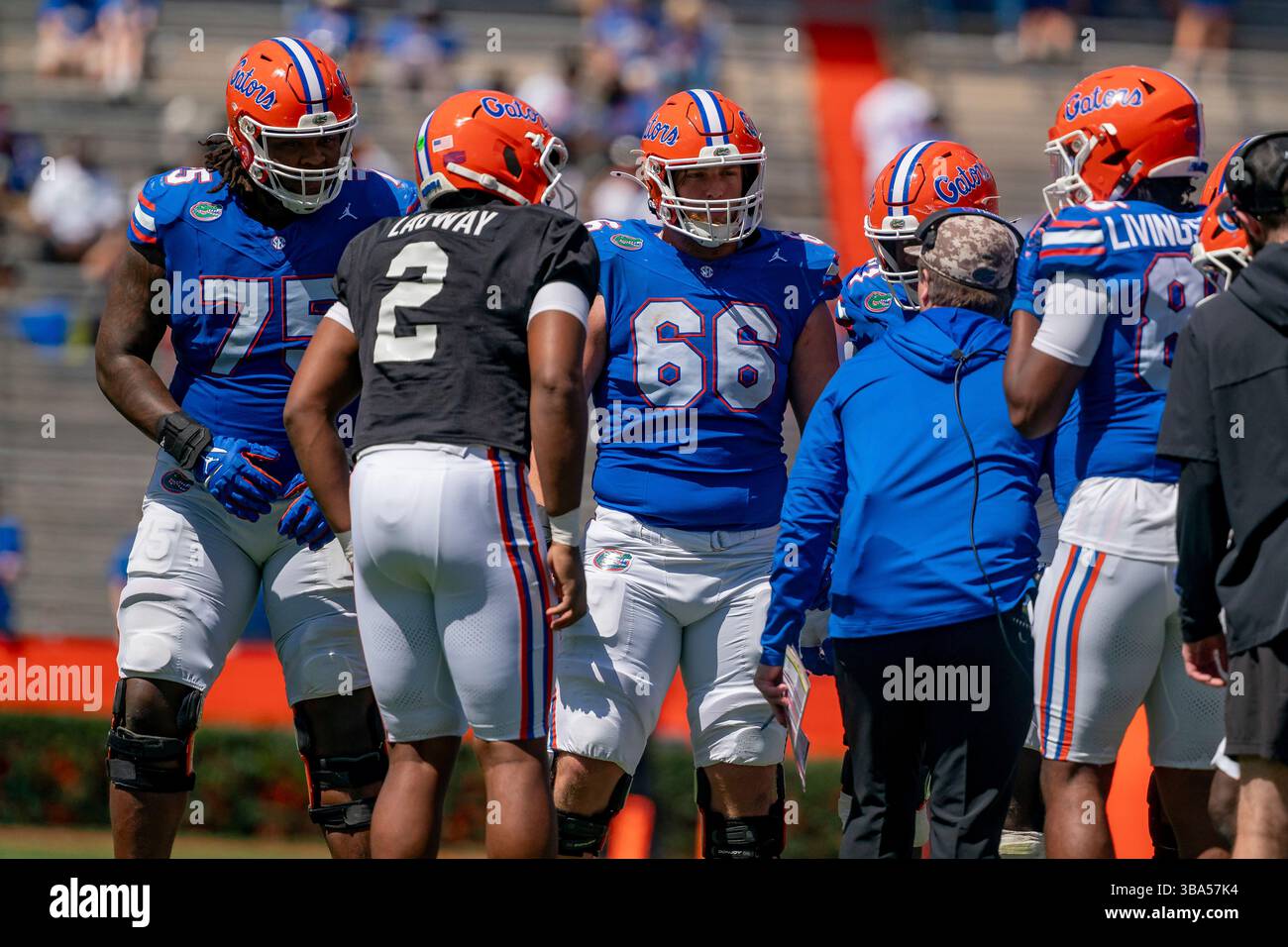 GAINESVILLE, FL - APRIL 12: Florida Gators offensive lineman Jake ...