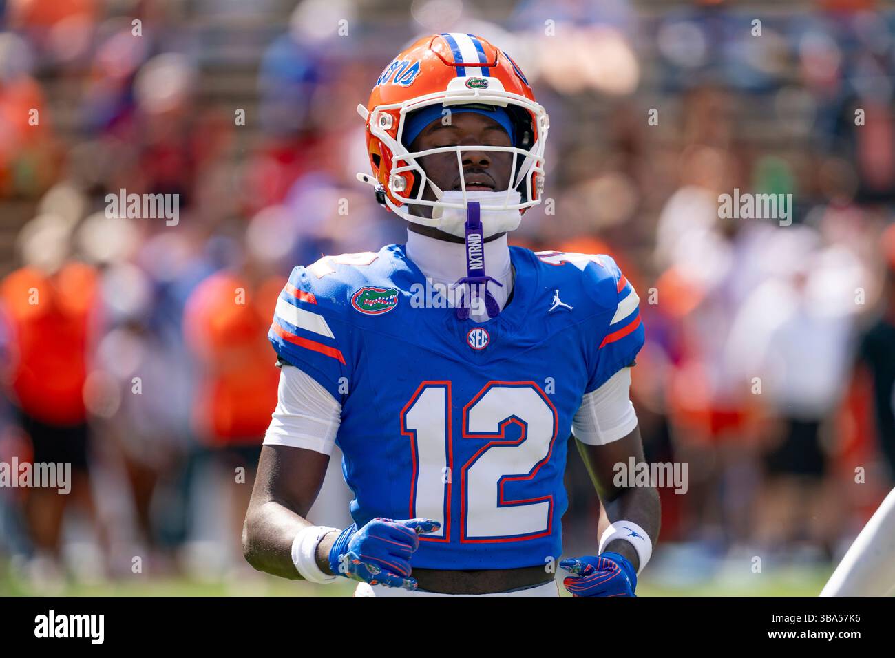 GAINESVILLE, FL - APRIL 12: Florida Gators defensive back Ben Hanks III ...