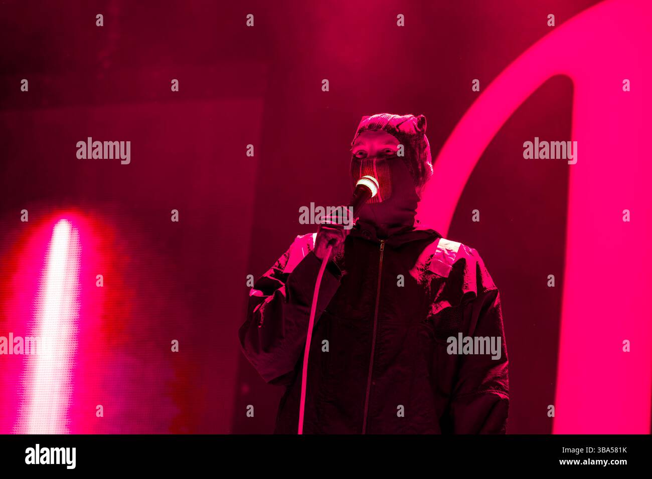 Manchester, UK. 11th May, 2025. Tyler Joseph (vocals, piano, bass) of ...
